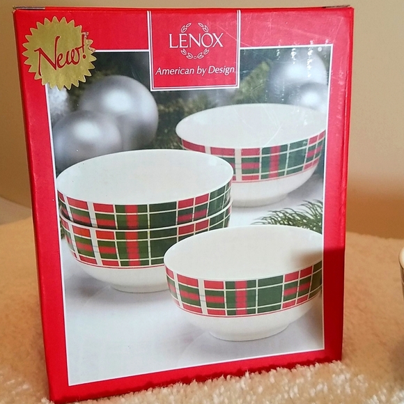 Lenox | Holiday | Lenox Vintage Christmas Plaid Bowl Set Of 3 | Poshmark